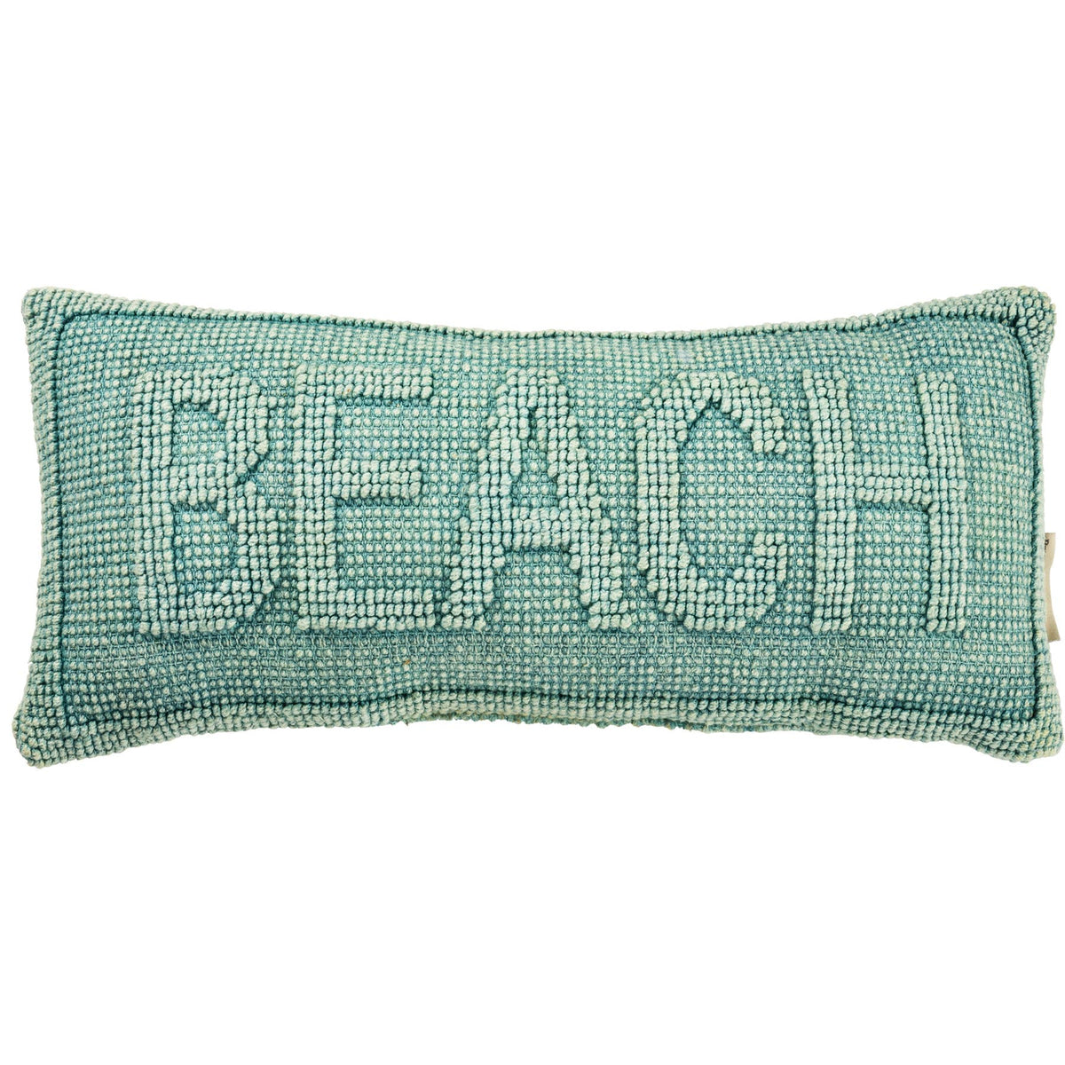 Textured Teal Beach Pillow | Texture and Tuft – Texture + Tuft