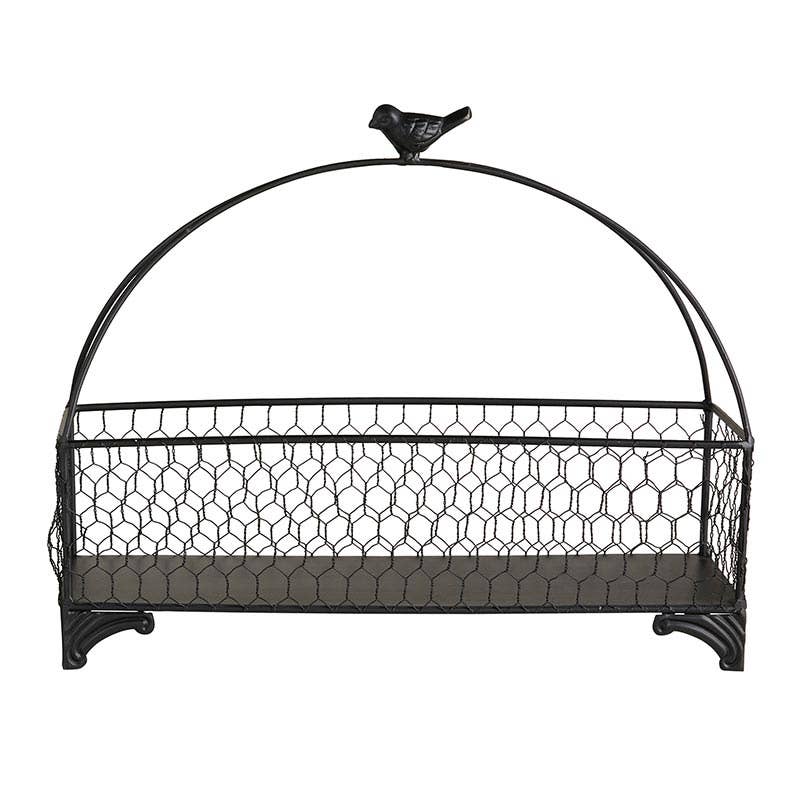 Black Iron Bird Baskets | Texture and Tuft – Texture + Tuft